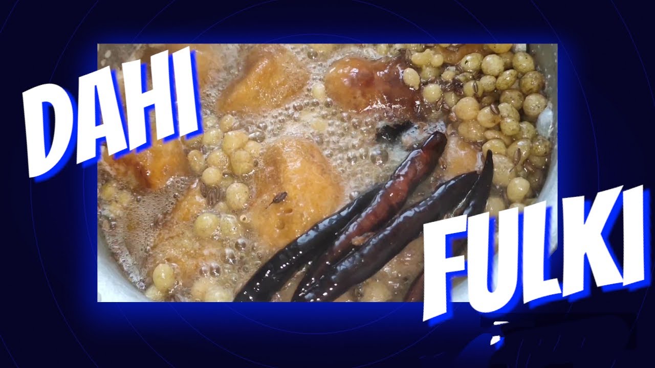 Asia famous dahi fulki | how to made dahi fulki ? - YouTube