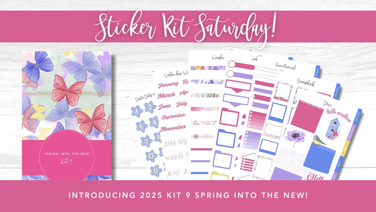P2P New Releases - Sticker Kit Saturday 🎉 | Kit 9 Spring into the New ...