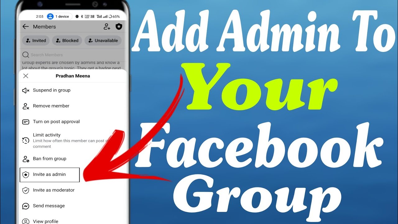 How To Add Admin On Facebook Group 2025 || Facebook Group Admin Add ...