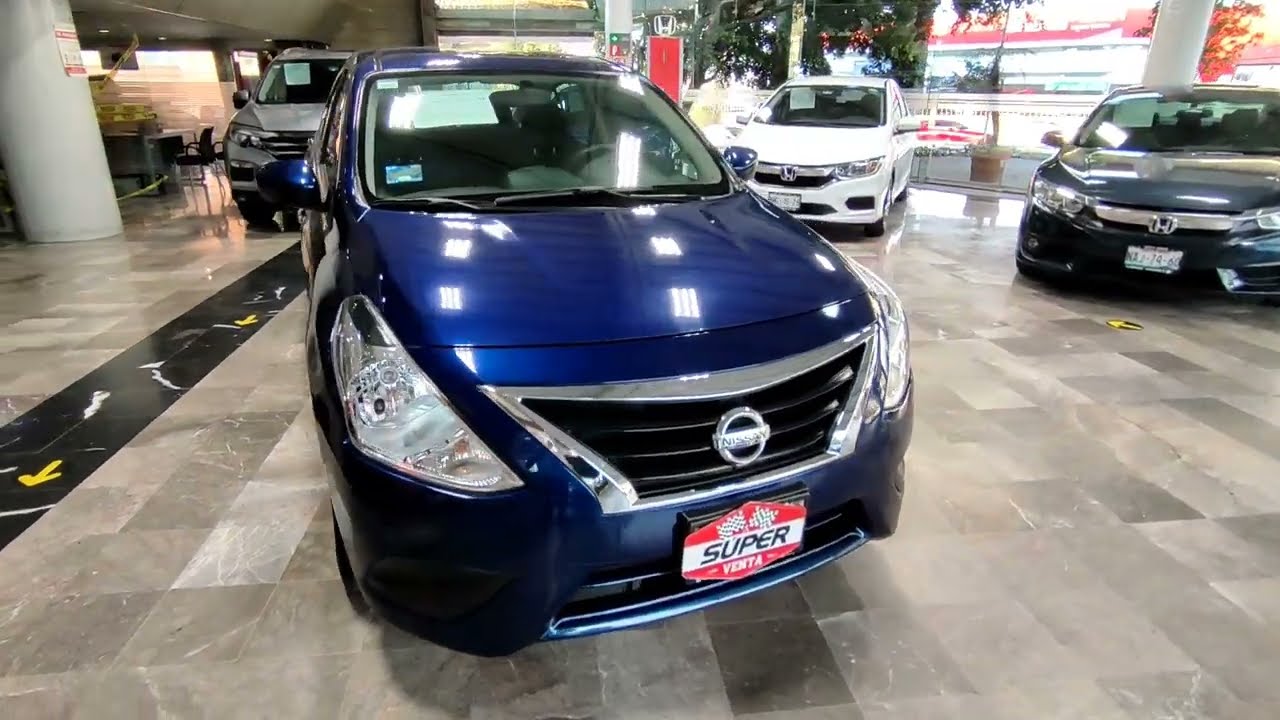 Nissan Versa Sense T/M Azul Cobalto 2018 - YouTube