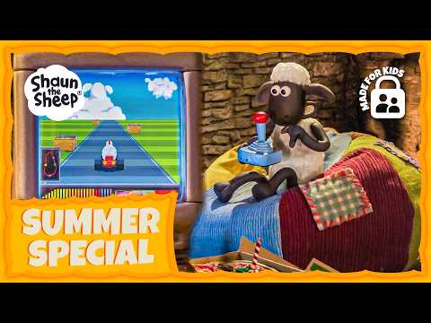 THE ULTIMATE GAMING SPREE ON A FAKE SICK DAY! 🎮🐑🤪 | Shaun the Sheep & Friends
