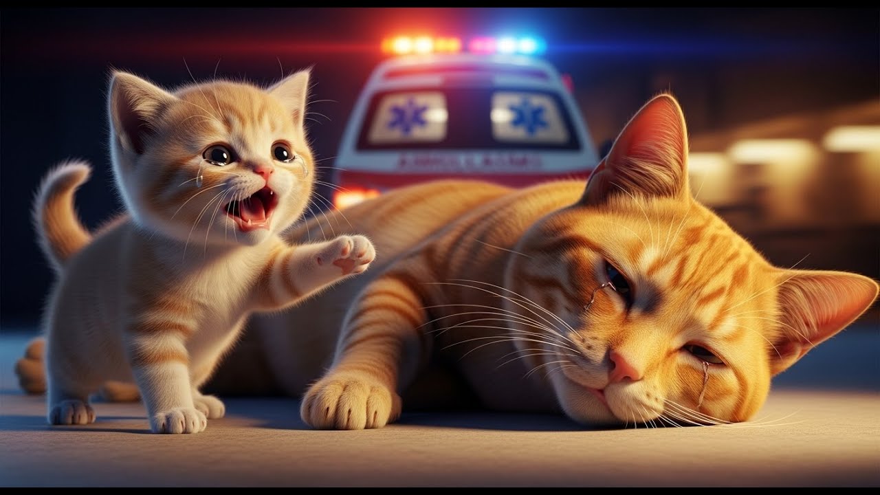 Cat Mom Hurt in a Sudden Accident – Kitten Desperately Cries for Help ...