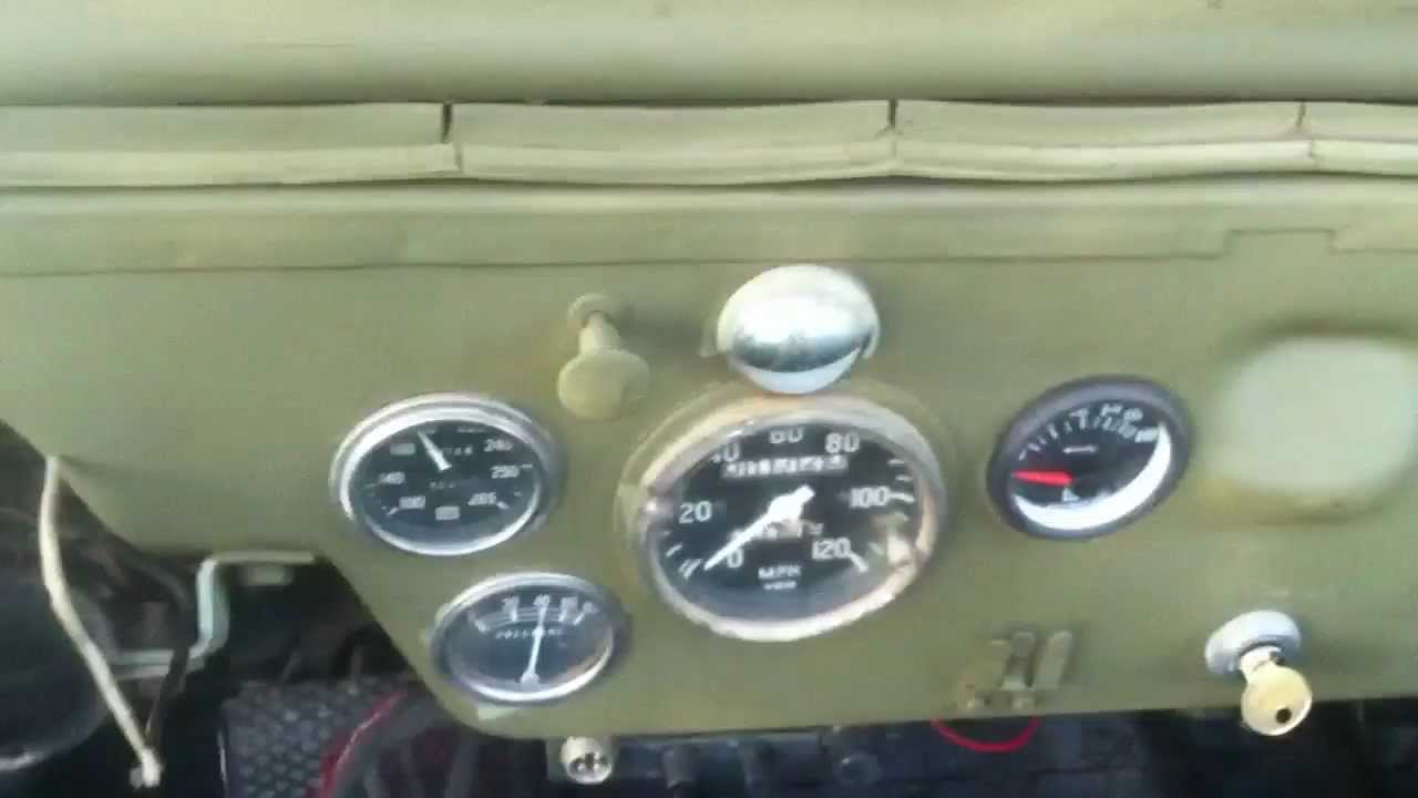 59 mph in JEEP CJ2A - YouTube