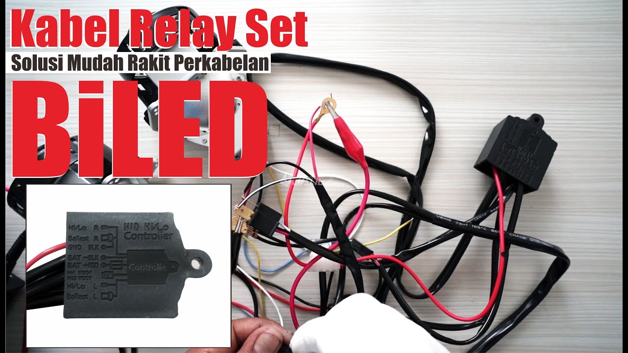 Tutorial Singkat Pasang Kabel Relay set pada Biled #relay #biled - YouTube