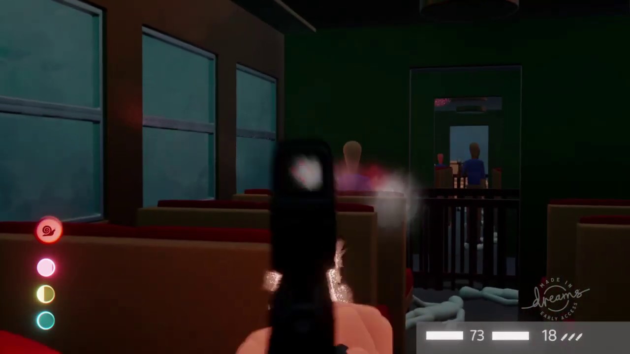 Dreams PS4 - Gun Fight on a Moving Train - YouTube