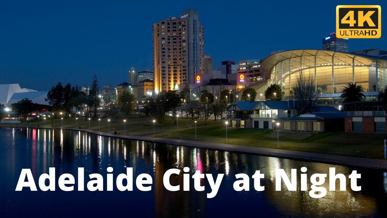 Adelaide City Drone | Adelaide City at Night | Adelaide City 4k ...