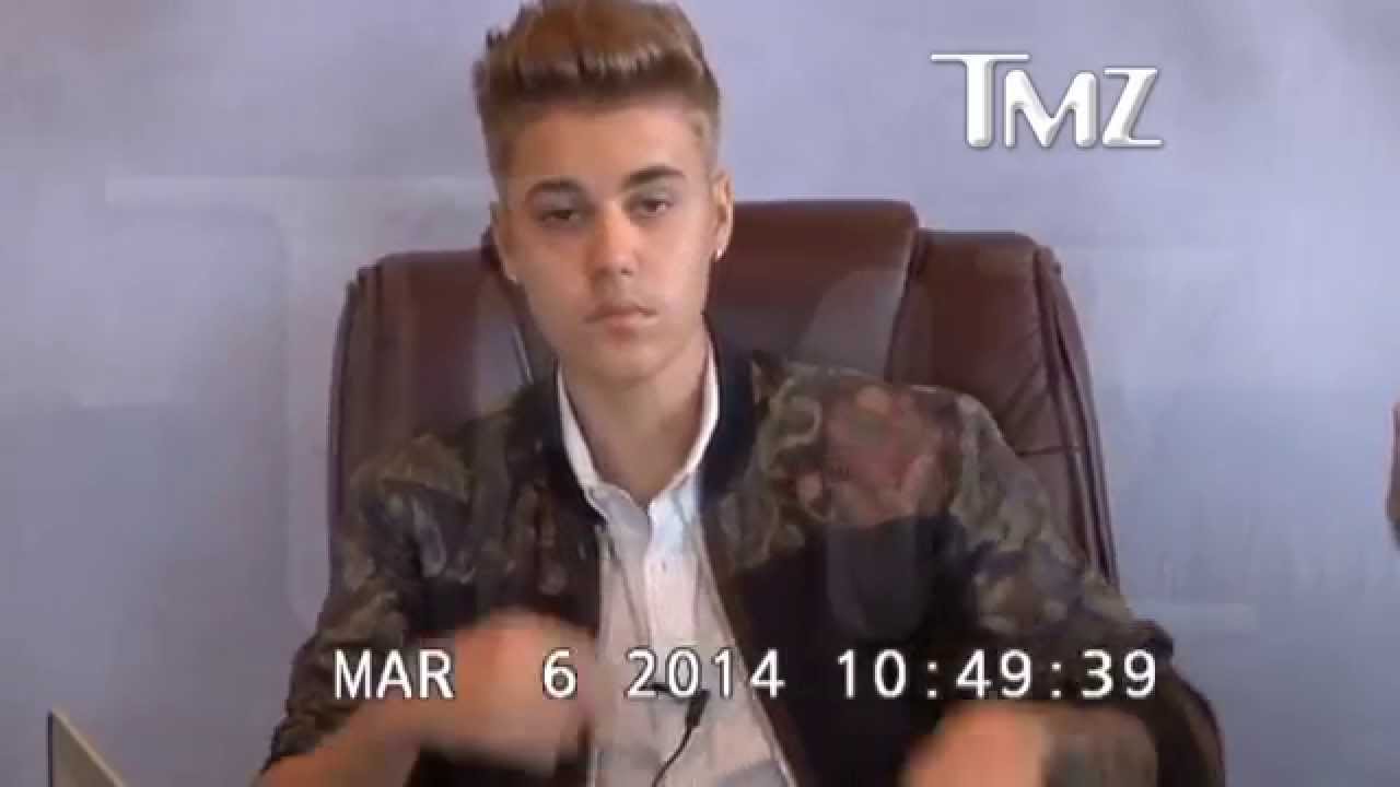 Justin Beiber Pissed Off and Angry in his Deposition - YouTube
