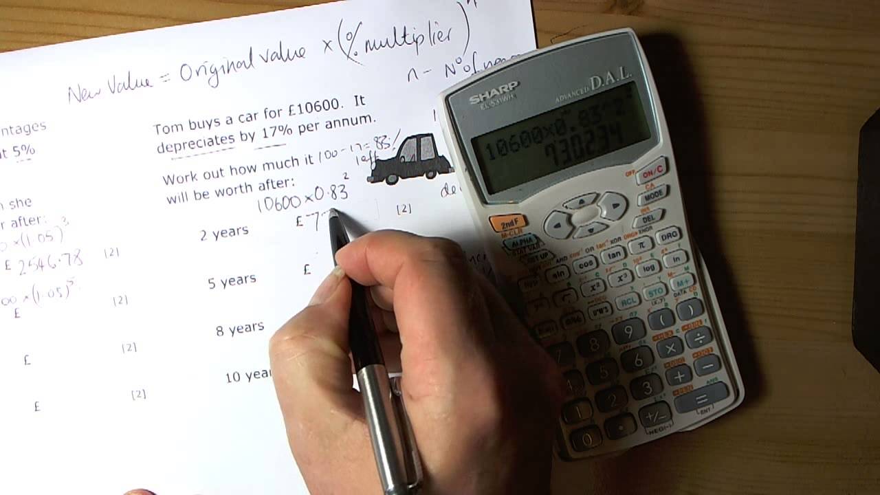 Percentages Compound and Reverse - YouTube