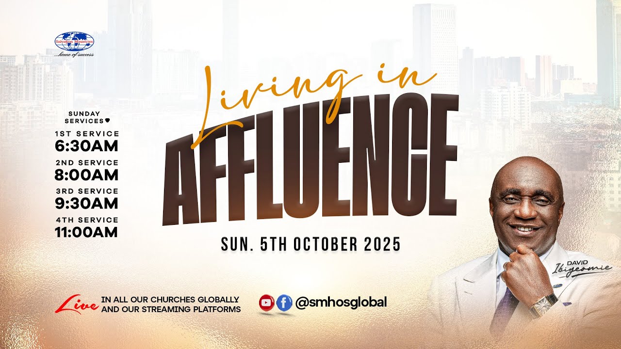 Living in Affluence | Sunday, 5th October 2025 - thejesusculture