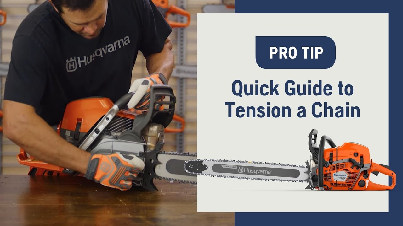 Quick Guide to Tension a Chain - YouTube