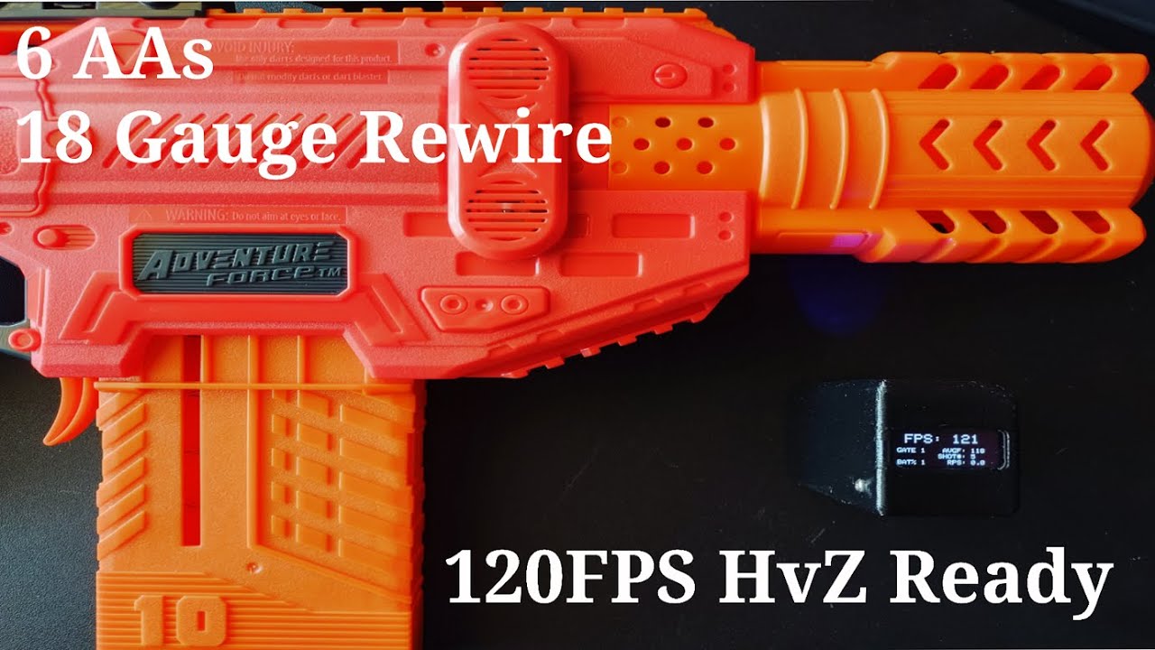 Adventure Force Spectrum Mod: 120FPS on 6 AAs! - YouTube