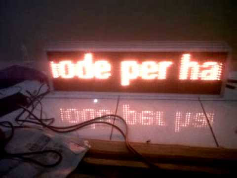 running text cocok untuk iklan di kantor atau di toko. - YouTube