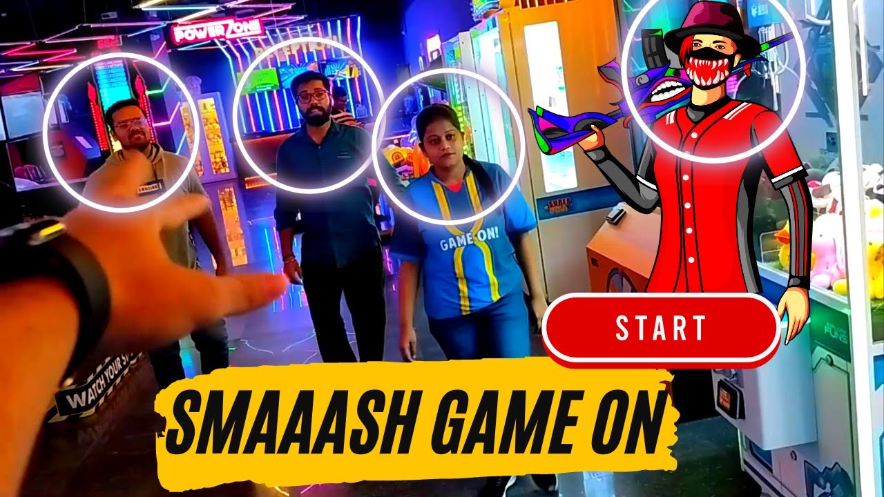 SMAAASH KANPUR | Z SQAURE MALL KANPUR | VLOG | Smash Game On Vlog ...