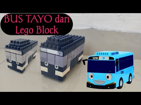 Cara membuat BUS TAYO dari Lego || Tutorial membuat BUS TAYO dari Lego ...