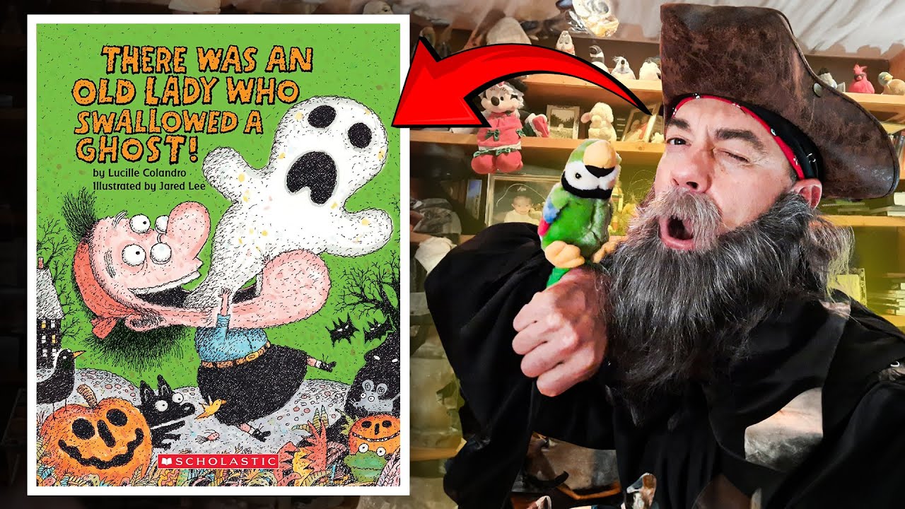 "There Was an Old Lady Who Swallowed a Ghost" by Lucille Colandro - YouTube