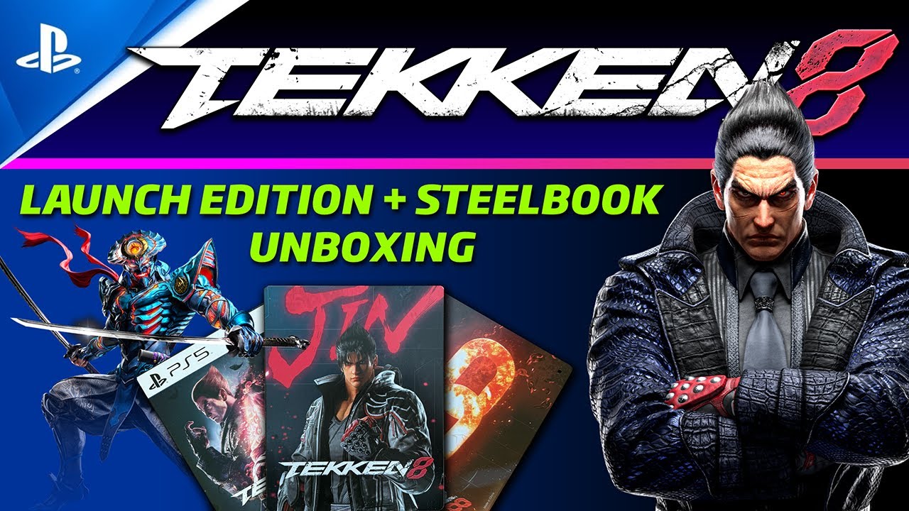 Tekken 8 - Launch Edition + SteelBook Unboxing - YouTube