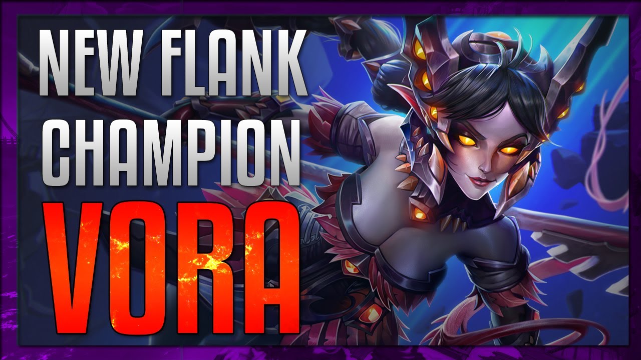 Paladins- Vora, The Harbinger! Abilities and Talents! NEW Flank Champ ...