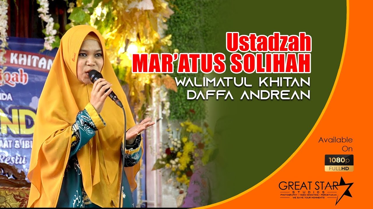 LUCU USTADZAH NGAPAK - Ustz. Mar'atus Sholihah | Pengajian Walimatul Khitan - YouTube