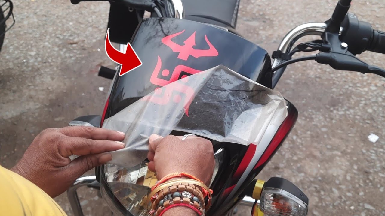 New Hf Deluxe Bike Visor Radium Modification 😱/ Hf Deluxe Visor Swastik ...