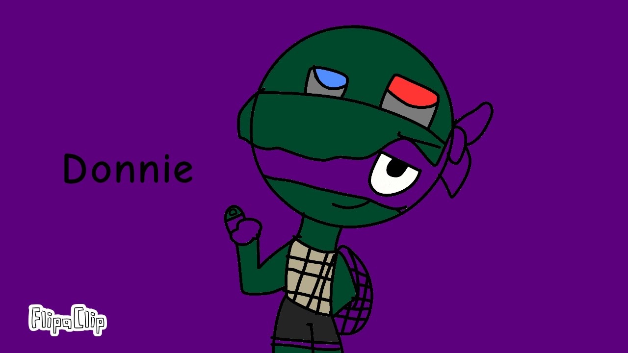 How i draw donnie from rottmnt - YouTube