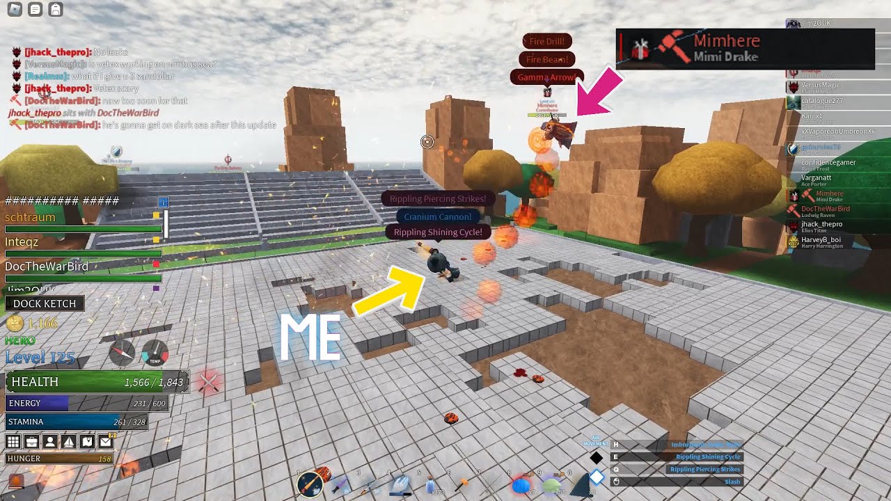 Comboing Mimhere in a 1v1 (Arcane Odyssey) - YouTube
