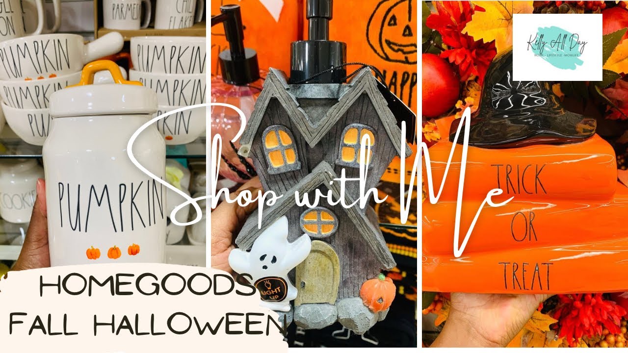 HOMEGOODS HALLOWEEN & FALL SHOP WITH ME FOR RAE DUNN, RAE DUNN HUNTING ...