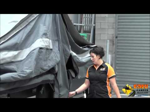 How To Put Up Your EMU 'Desert Series' Forward Fold Tent - YouTube