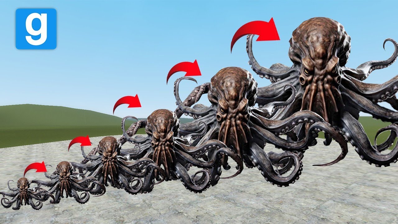 NEW EVOLUTION OF KRAKEN in GARRY'S MOD - YouTube