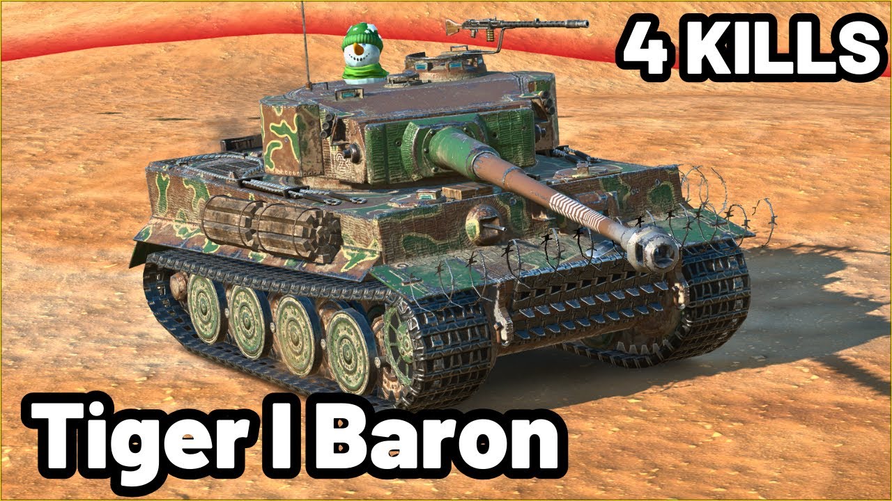 Tiger I Baron | 4.7K DAMAGE | 4 KILLS | WOT Blitz Pro Replays - YouTube