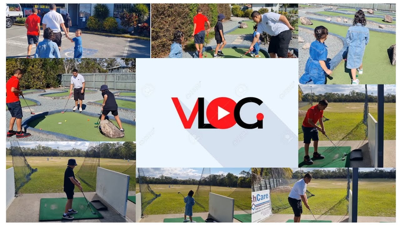 Trying out Mini Golf and the Golf range at Deception Bay - YouTube