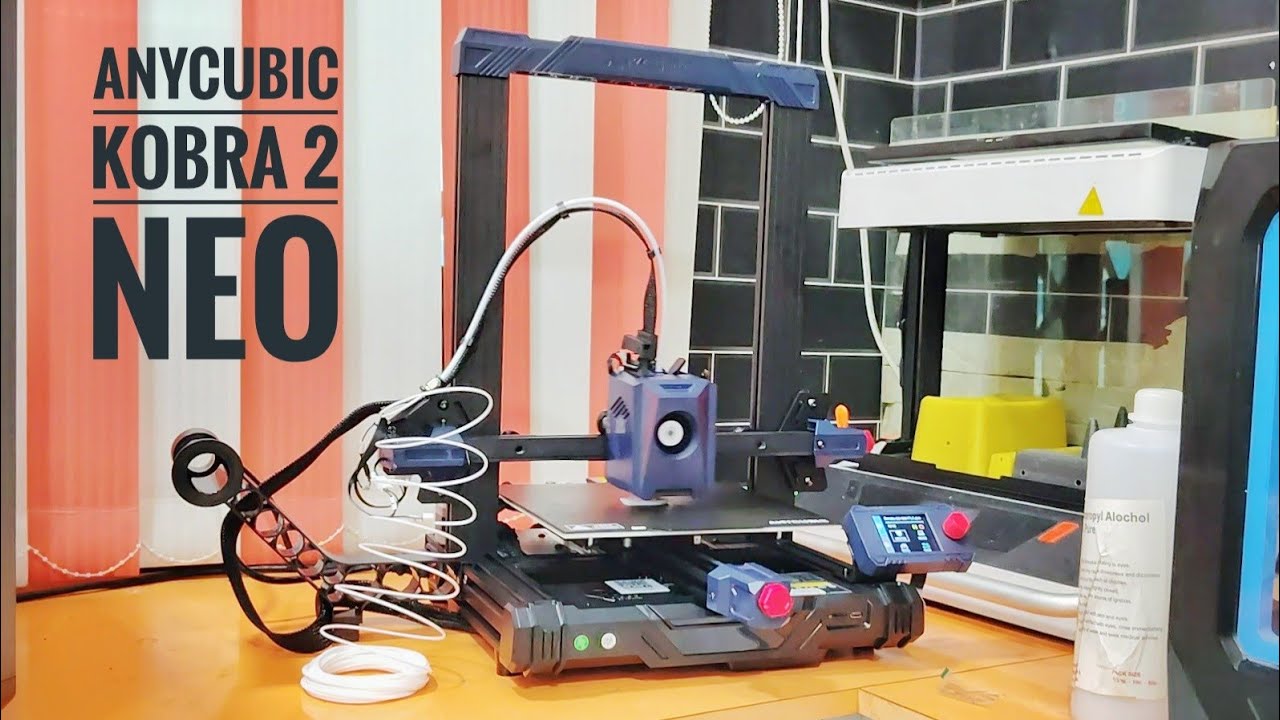 Anycubic Kobra 2 Neo Unboxing and Testing - YouTube