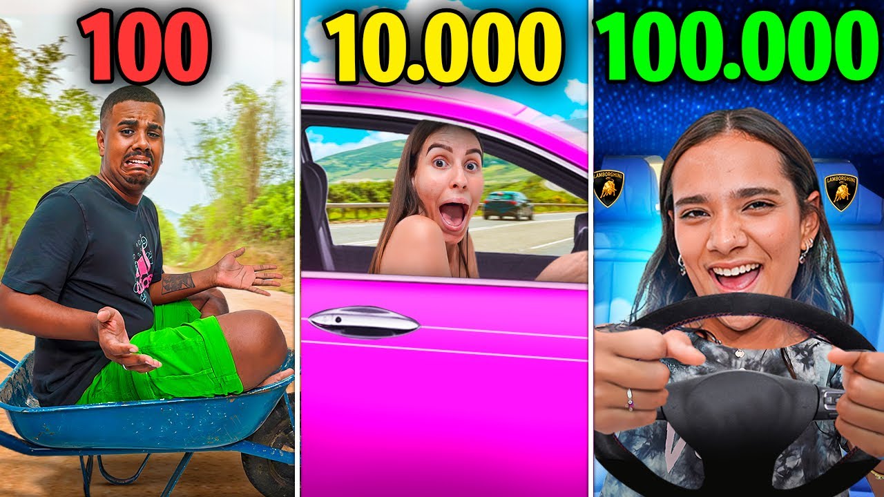 24 Horas No Carro De 100 10000 Ou 100000 Juliana Baltar Youtube