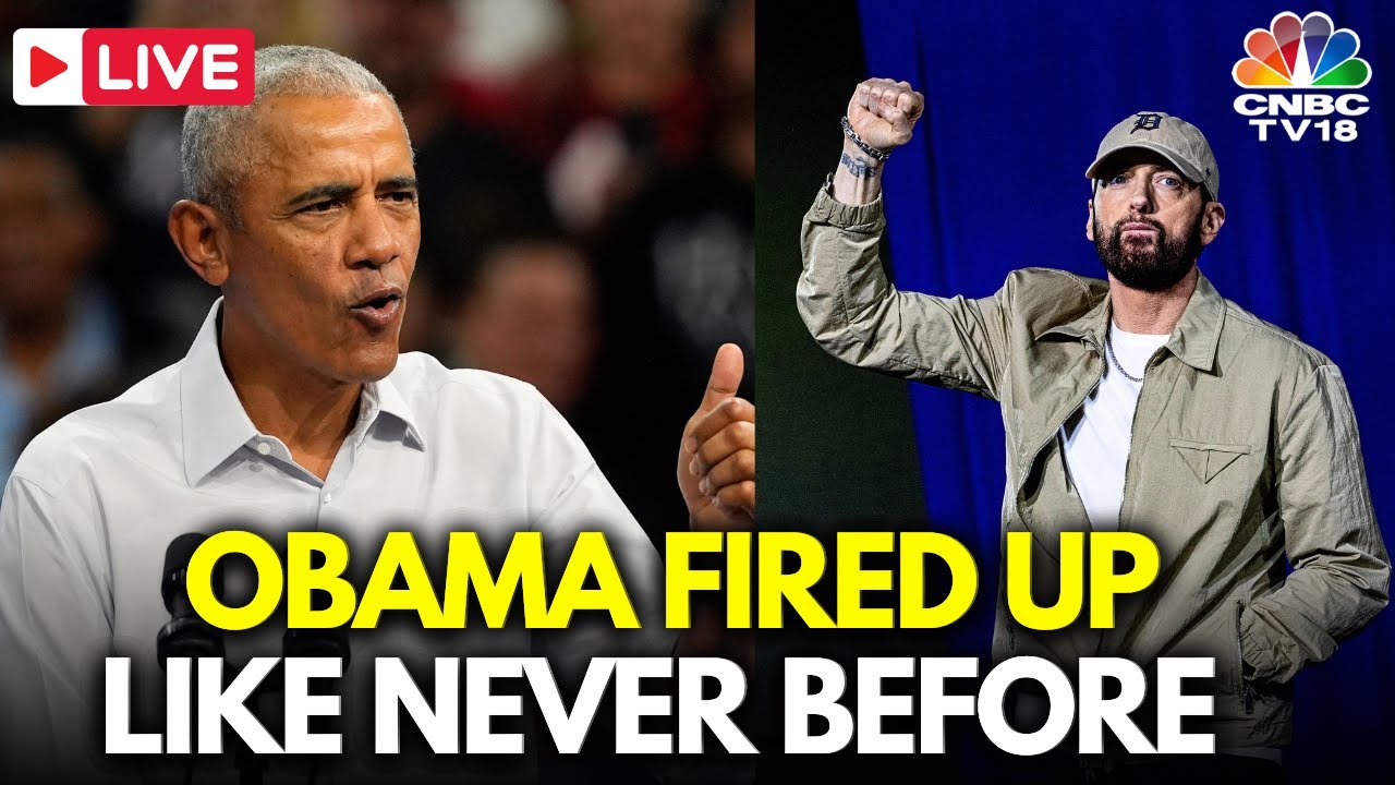LIVE: Barack Obama Raps to ‘Lose Yourself’ After Being Introduced by ...