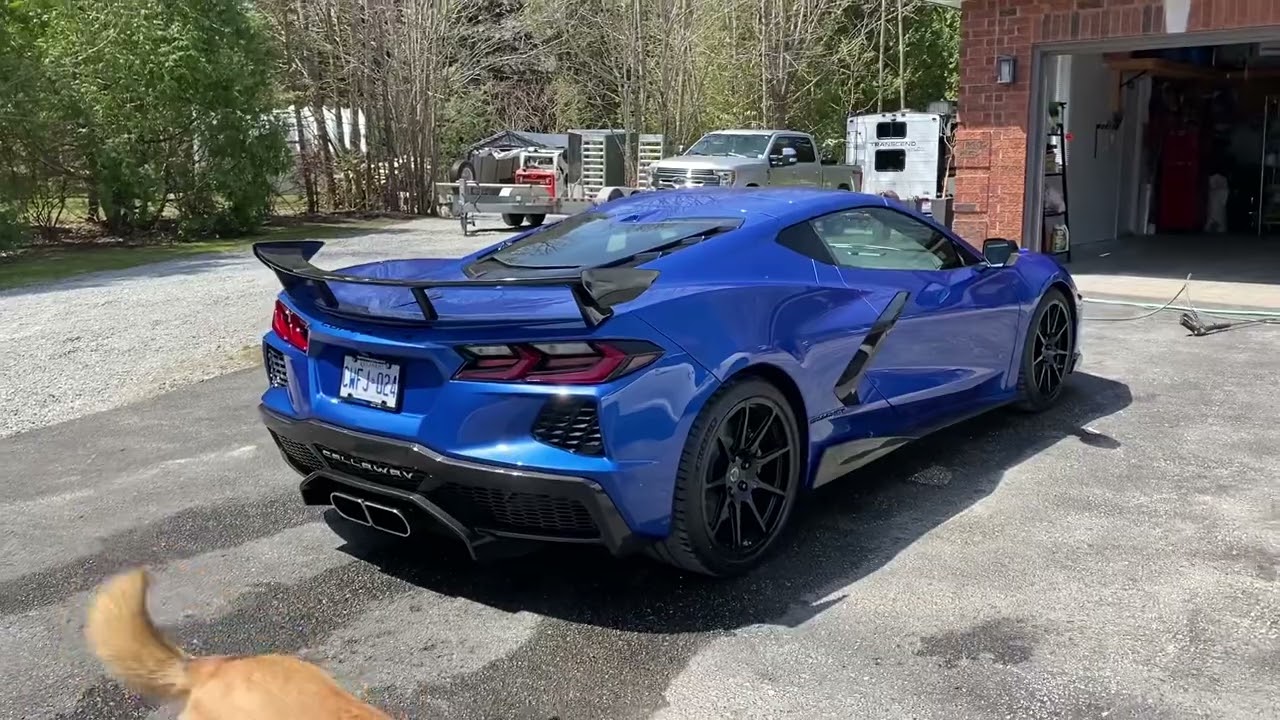 2022 c8 callaway corvette launch edition. - YouTube