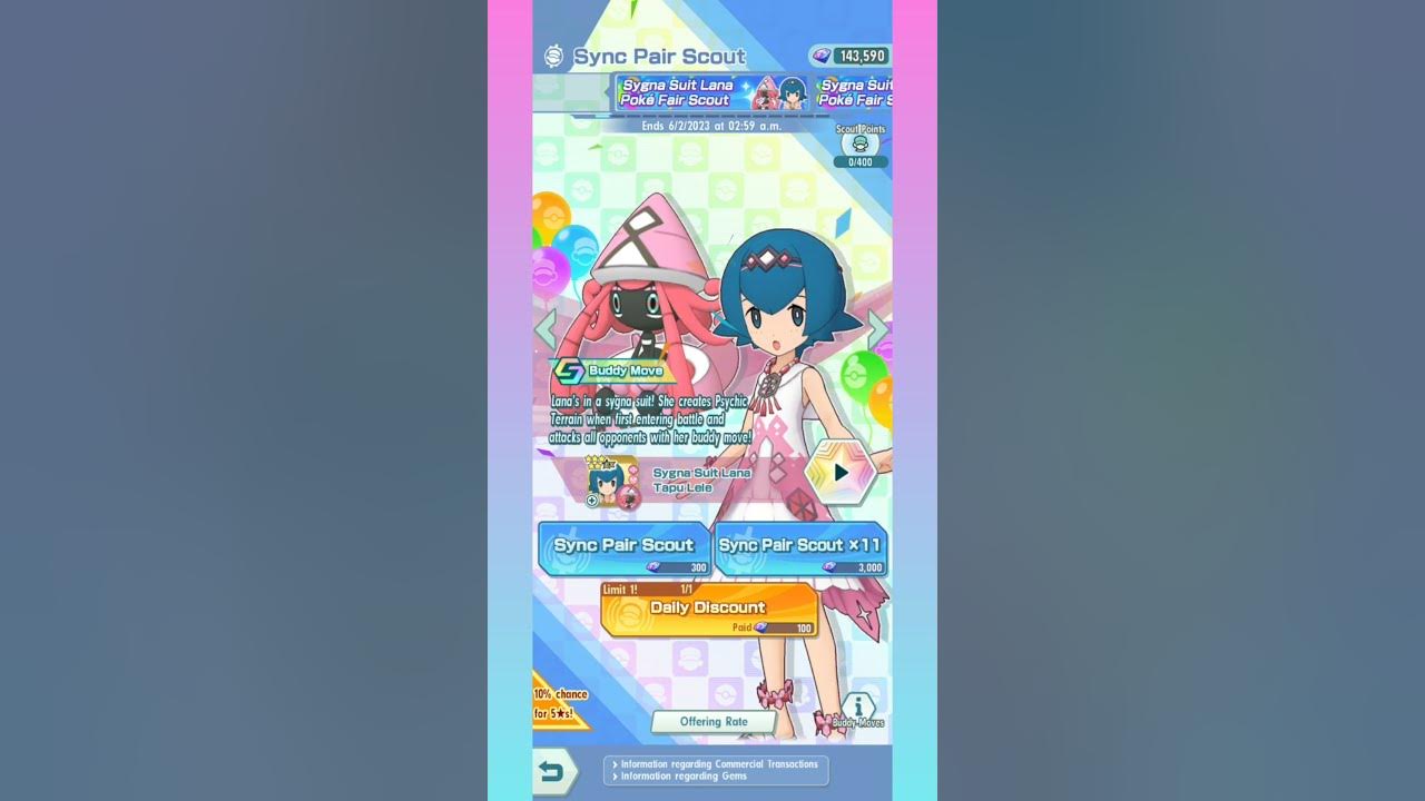 SYGNA SUIT LANA POKÉ FAIR SCOUT #Shorts - YouTube