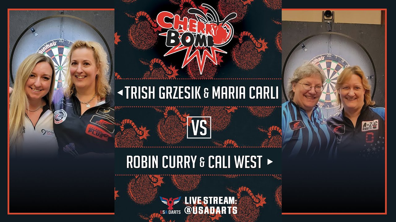 Trish Grzesik & Maria Carli vs Cali West & Robin Curry | Cricket Doubles Final | Cherry Bomb ...