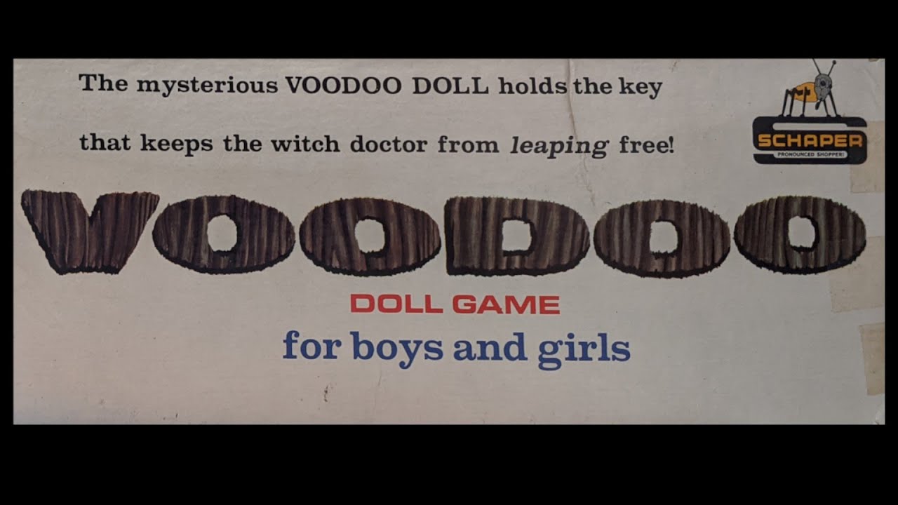 Board Game Archaeology #73 Voodoo Doll Game by Schaper (1967) - YouTube