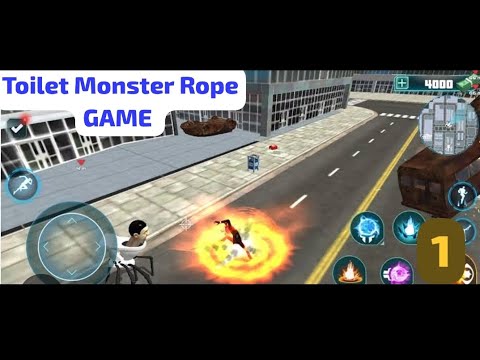 GAME‼️Toilet Monster Rope GAME - YouTube
