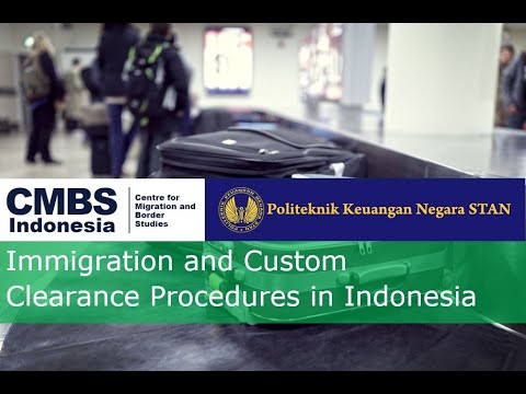 Immigration and Customs Clearance Procedure in Indonesia - YouTube
