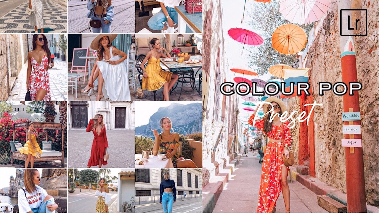 Create Bold, Vibrant Edits with Color Pop Lightroom Preset - YouTube