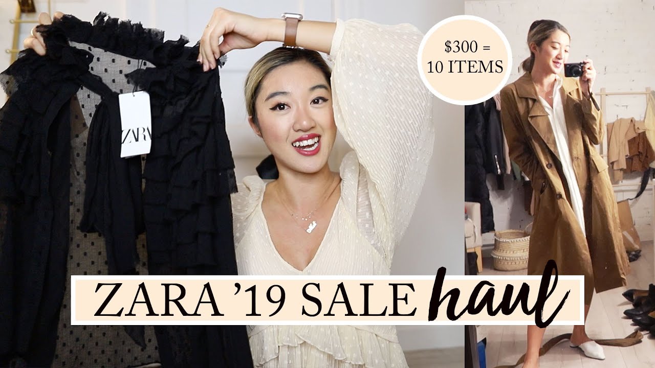 ZARA SALE HAUL: What I Got For $300 (10 Items!) - YouTube