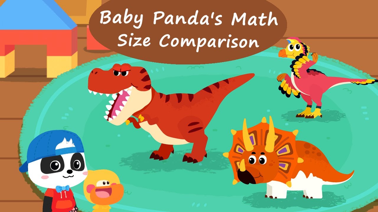 Baby Panda's World Of Math #5 - Learn to Compare Sizes with Kiki and ...