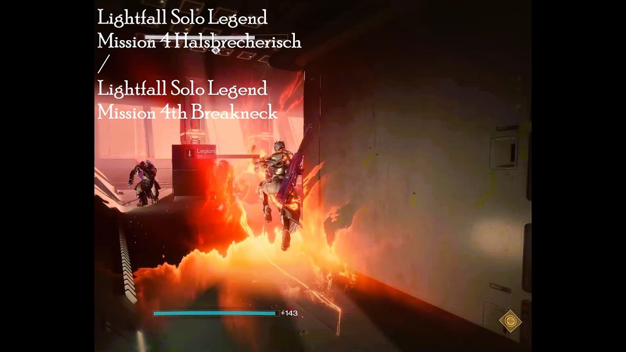 Destiny 2 Lightfall Solo Legend Mission 4th Breakneck(Ger) - YouTube