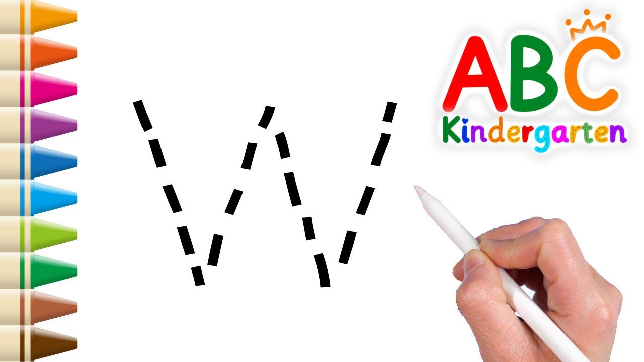 ABC for Kids | Match puzzles, color letters W and X, learn windmill and ...