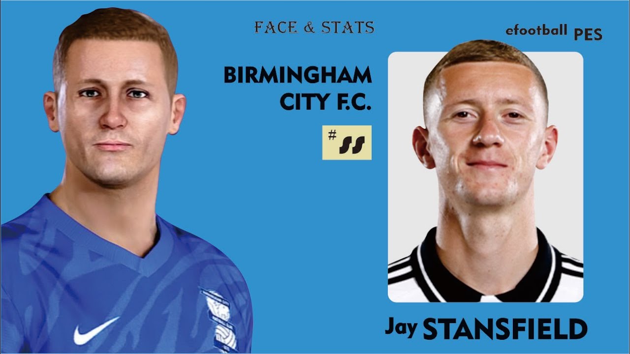 JAY STANSFIELD FACE & STATS eFootball PES 2021 2020 - YouTube