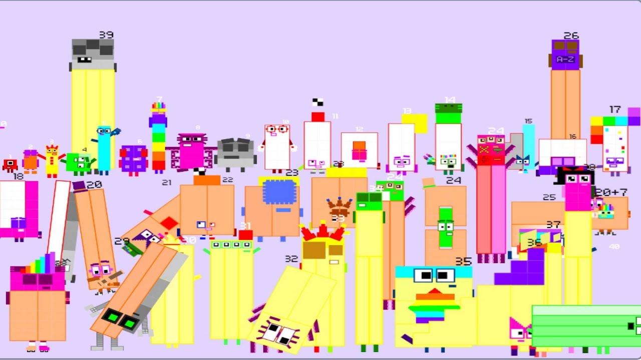 Numberblocks Band Retro 0-40 - YouTube