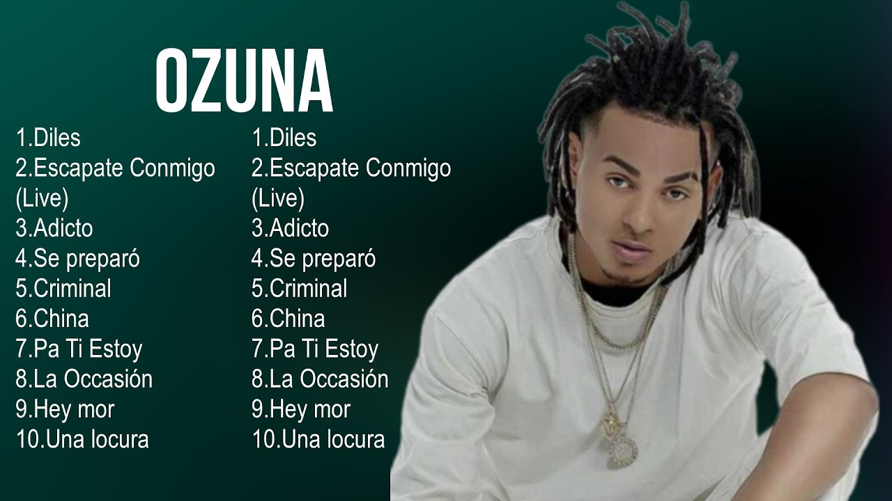 Ozuna Latin Songs Playlist Full Album ~ Best Songs Collection Of All ...
