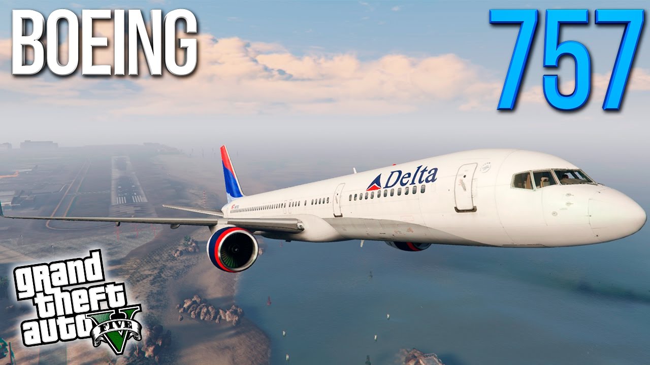 BOEING 757-200 (БОИНГ 757-200) - ГТА 5 МОДЫ (GTA 5 MODS) - YouTube