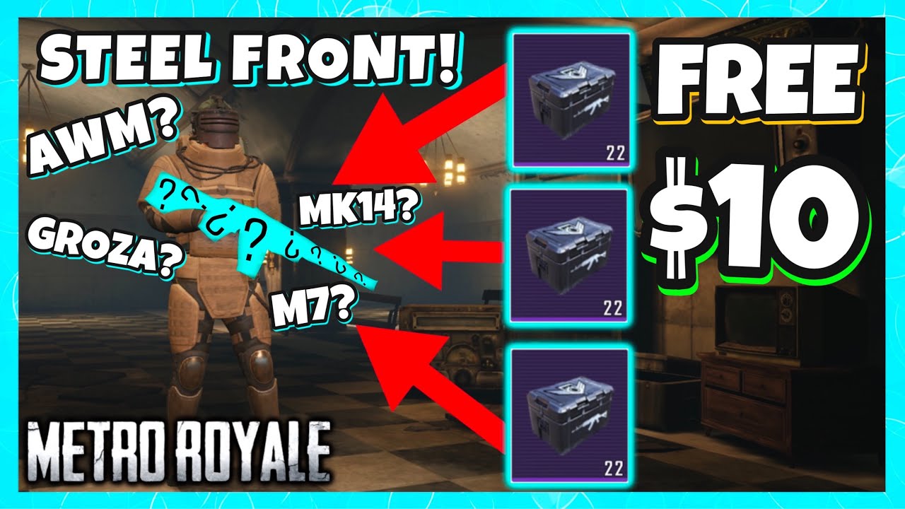 OPENING ALL MY CRATES in Metro Royale & $10 GIVEAWAY! | PUBG MOBILE ...
