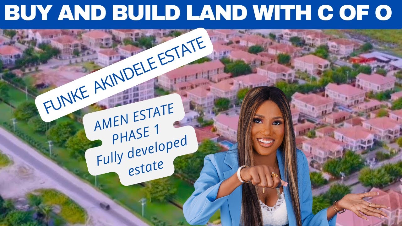 Buy and Build Land for sale in Ibeju lekki lagos|Amen Estate phase 1 # ...